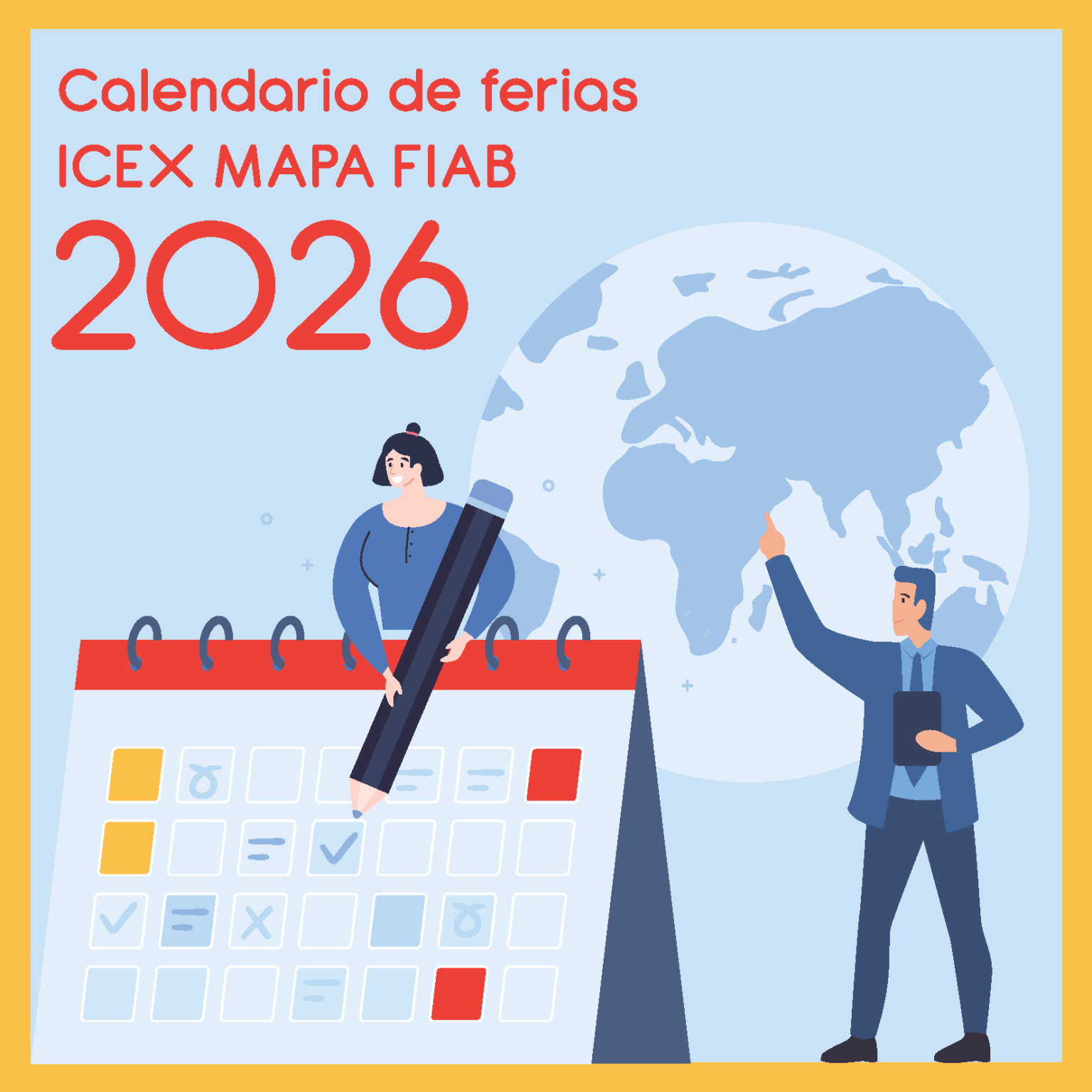 CALENDARIO FERIAS INTERNACIONAL 2026 | FIAB